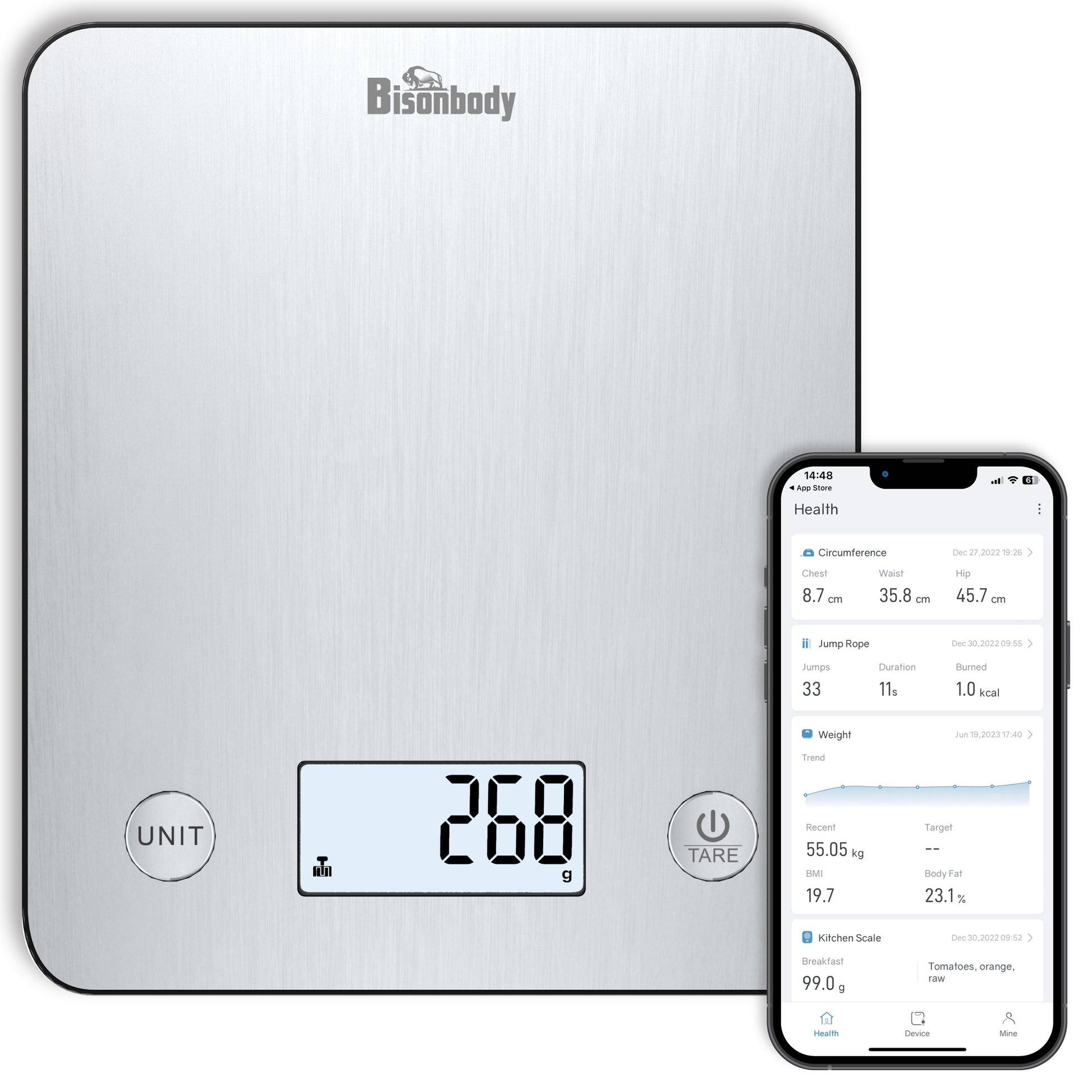 Buy Food Weight Scales - Calories Scale | BisonBody